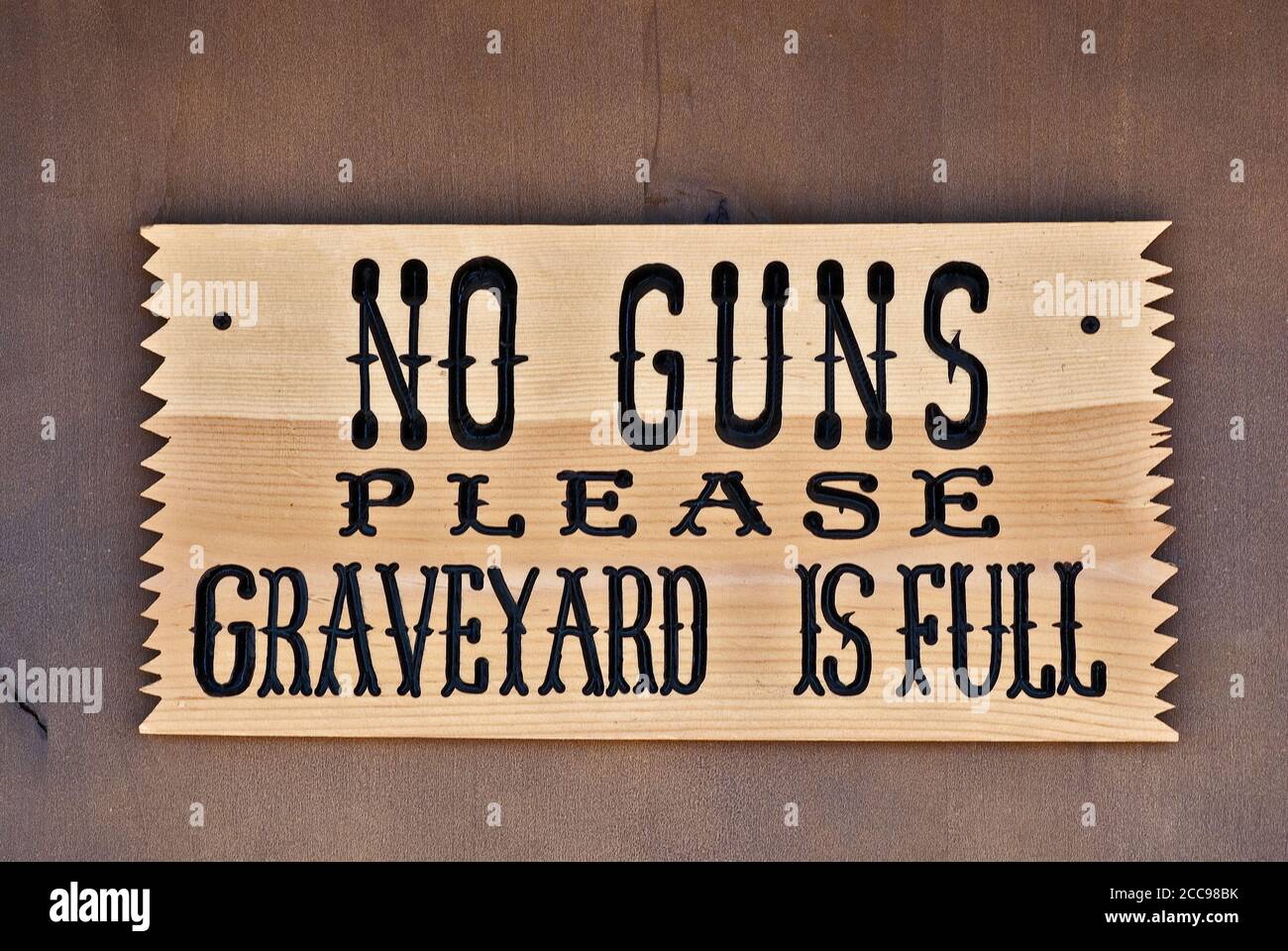 Sign at Boothill Graveyard in Tombstone, Arizona, USA Stock Photo - Alamy