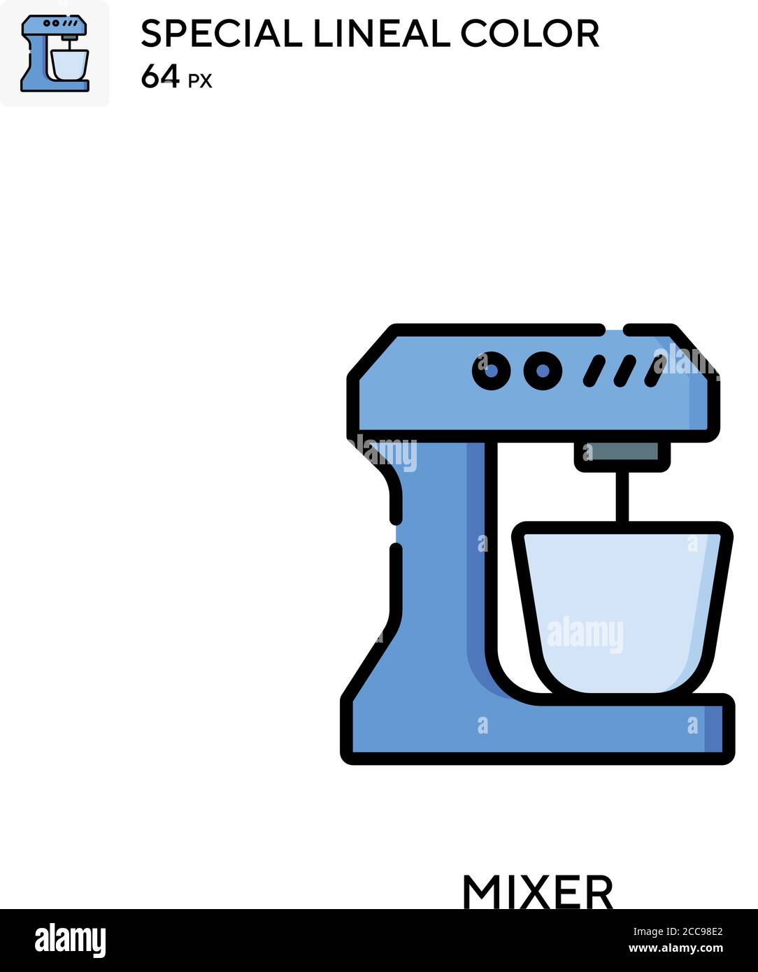 Mixer Special lineal color vector icon. Illustration symbol design ...