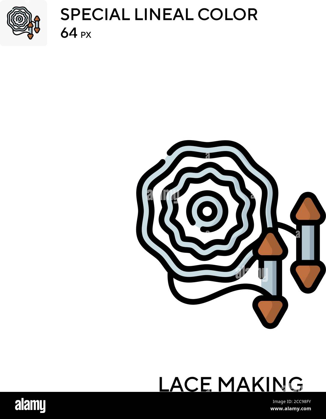 Lace making detail Stock Vector Images - Alamy