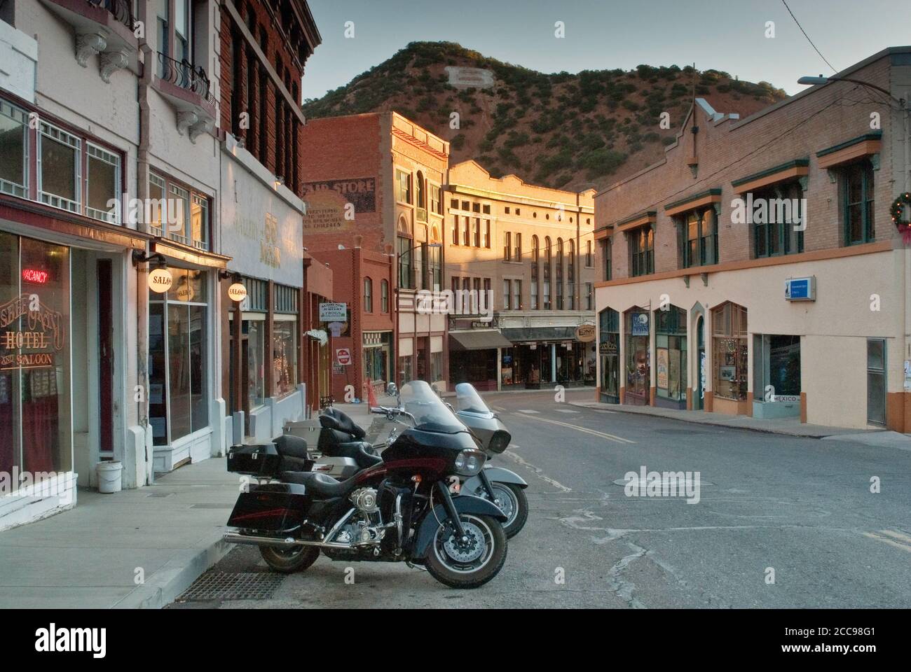 Main Street in Bisbee, Arizona, USA Stock Photo - Alamy