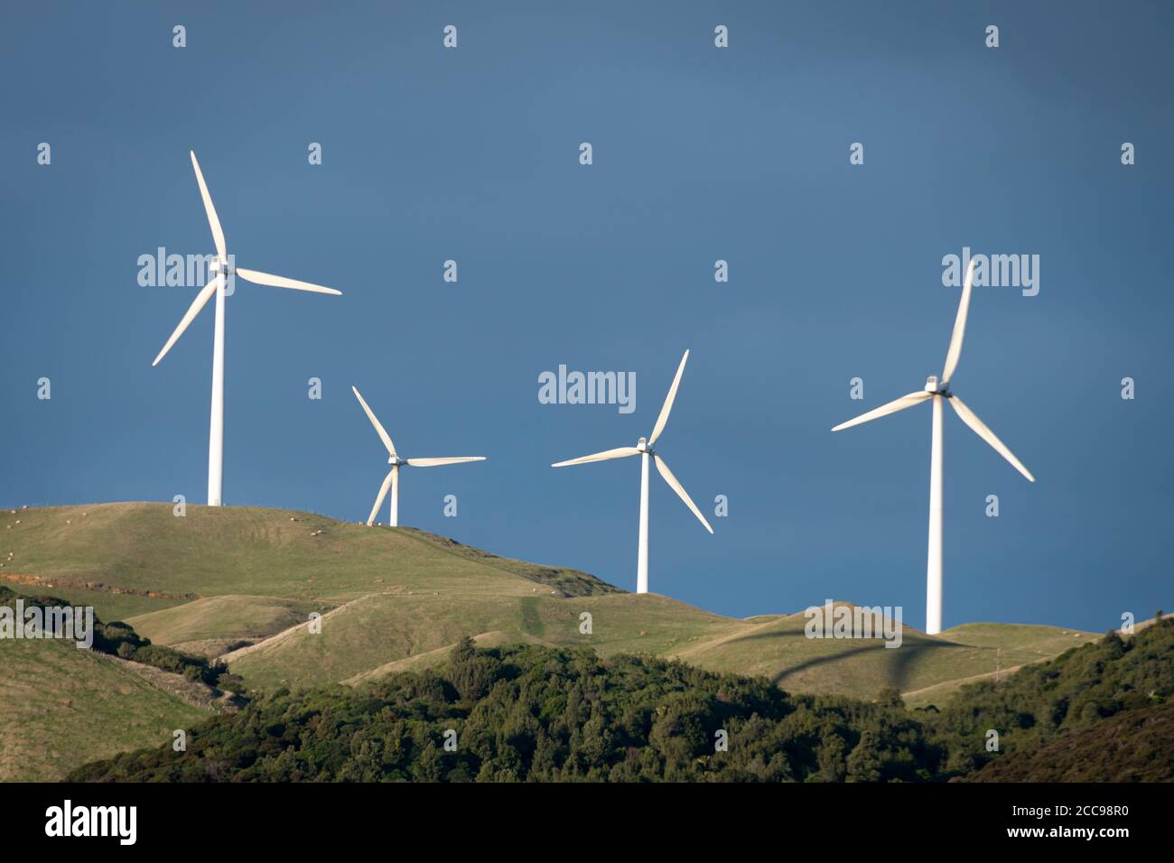 Hillside turbines hi-res stock photography and images - Alamy