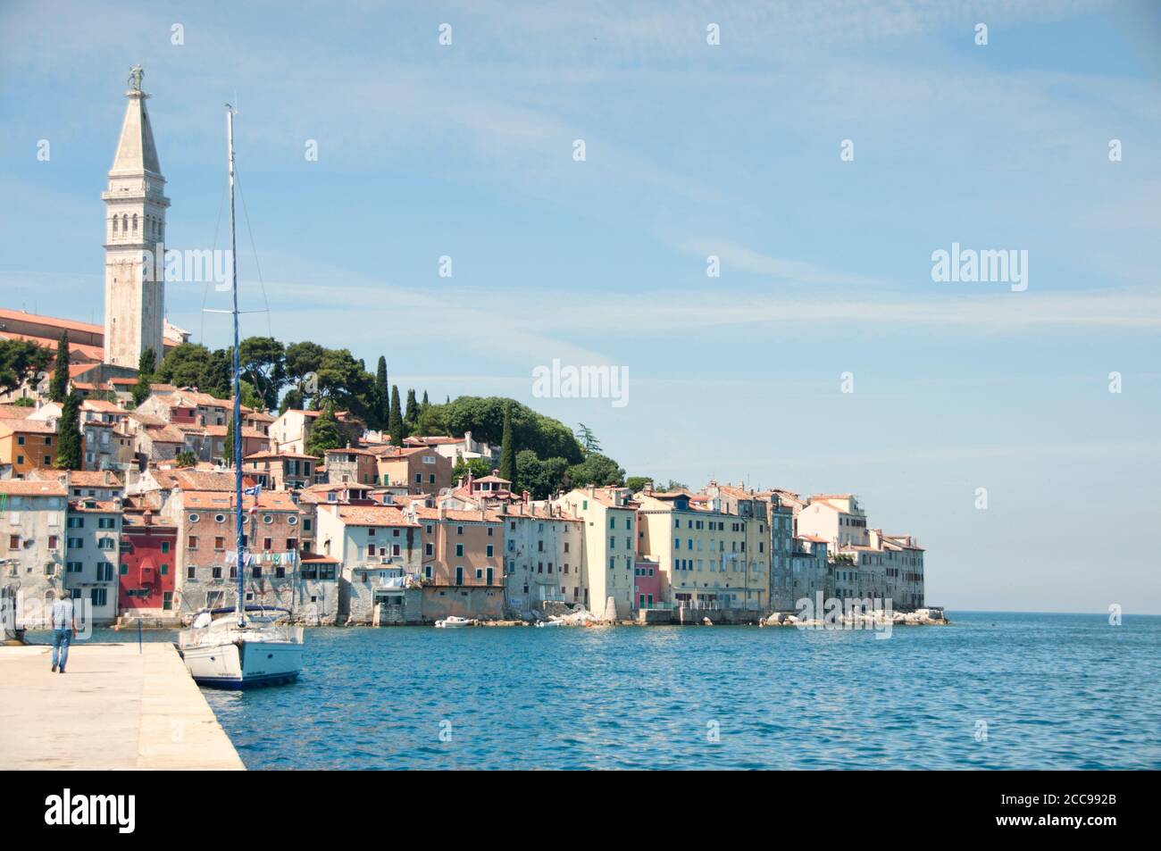 Rovinj fishing port on adriatic coast hi-res stock photography and ...