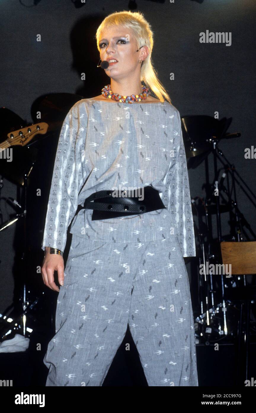 Annabel Lamb live at a concert on her 'The Flame' tour. London, May 15 ...