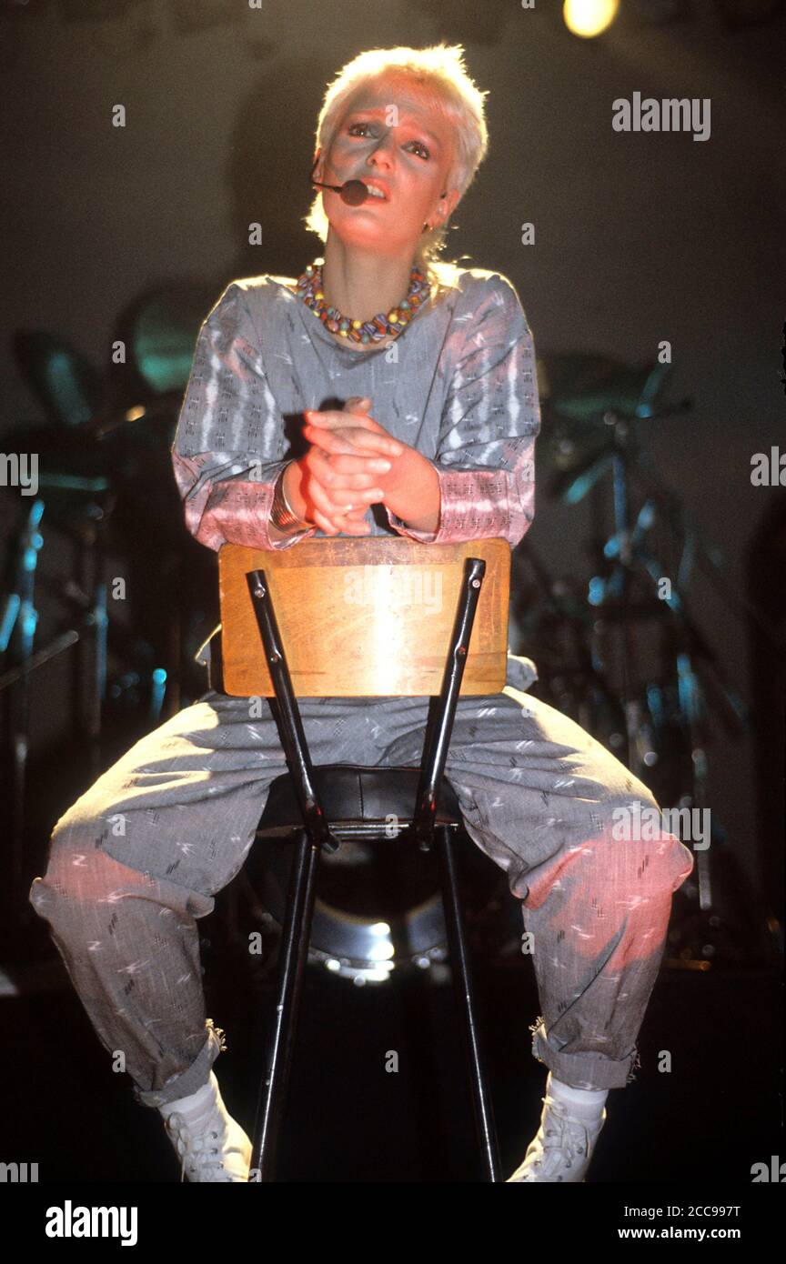 Annabel Lamb live at a concert on her 'The Flame' tour. London, May 15 ...