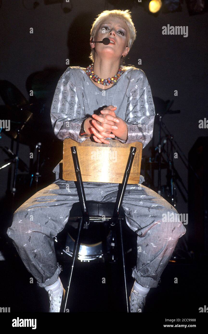 Annabel Lamb live at a concert on her 'The Flame' tour. London, May 15 ...