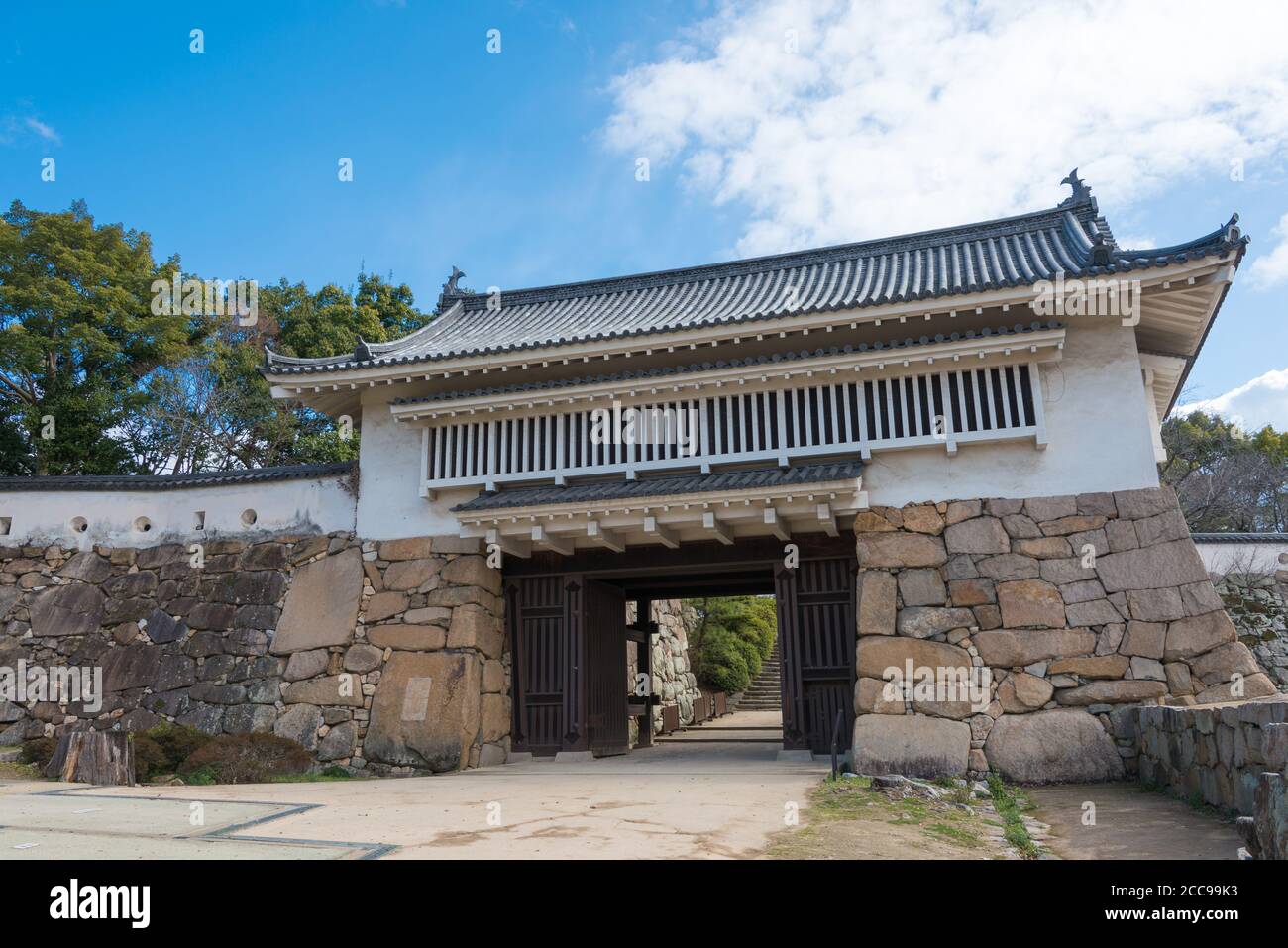Okayama, Japan - Okayama Castle in Okayama, Japan. The main tower ...