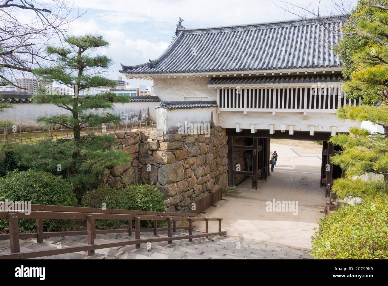 Okayama, Japan - Okayama Castle in Okayama, Japan. The main tower ...