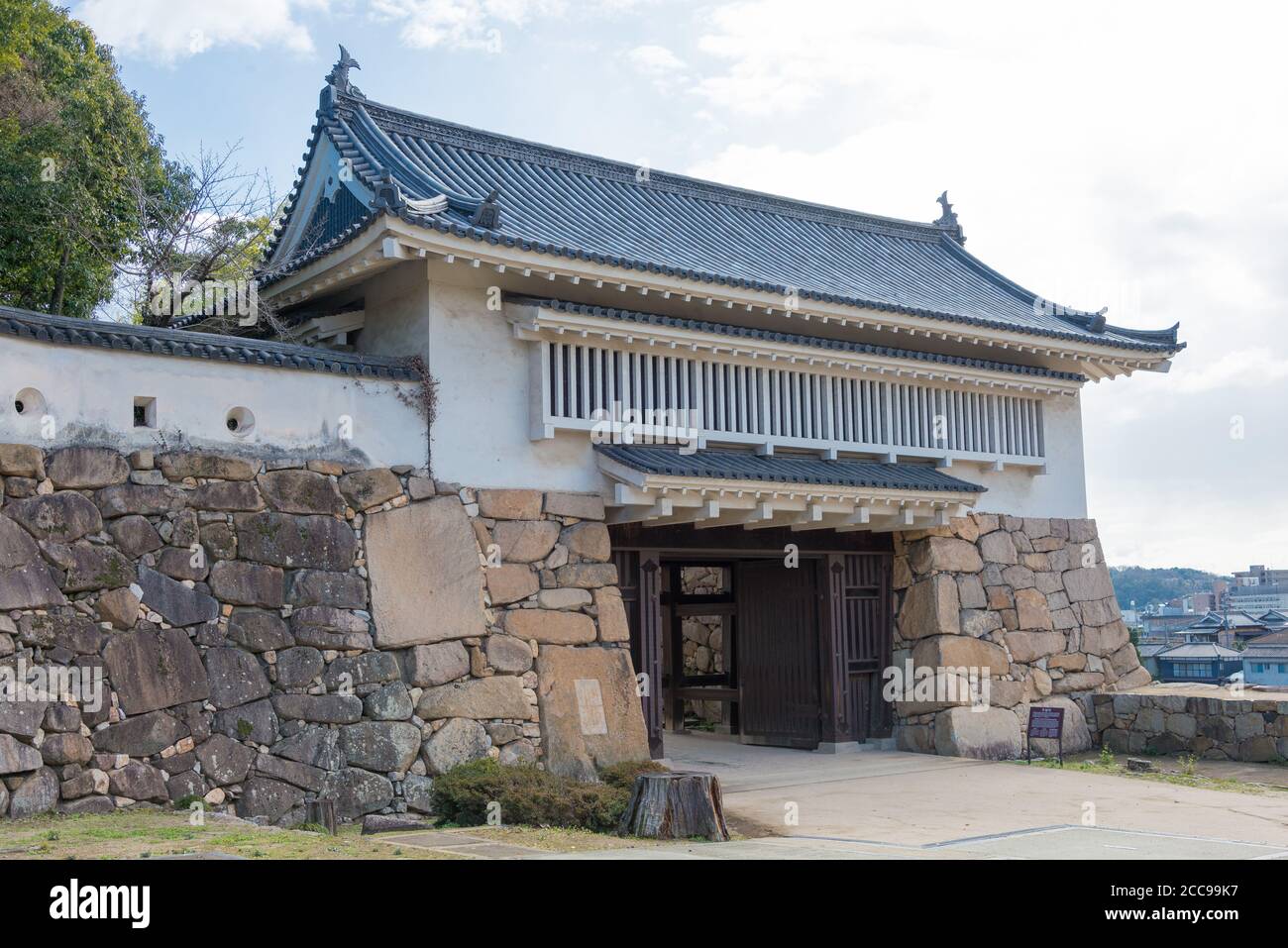 Okayama, Japan - Okayama Castle in Okayama, Japan. The main tower ...