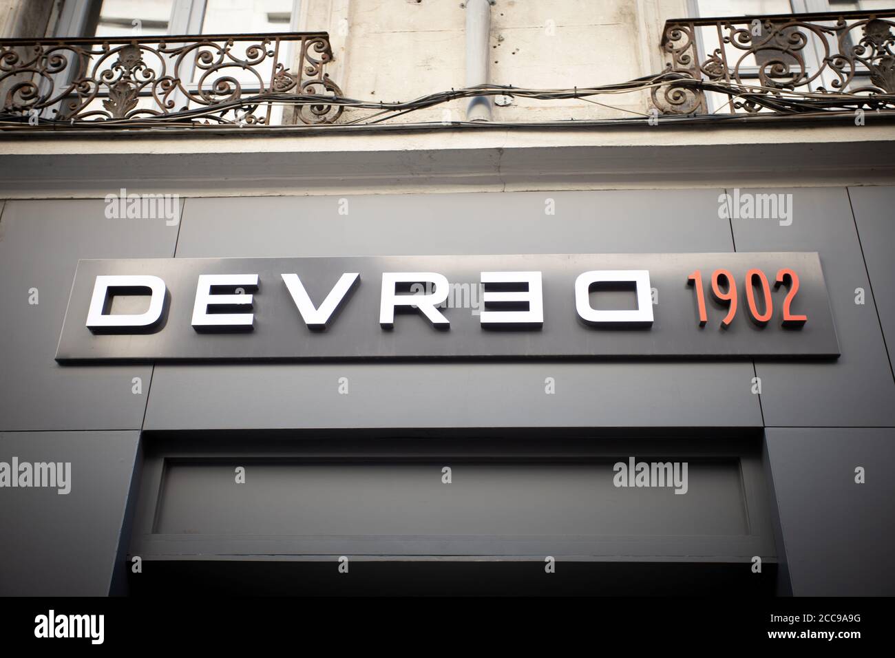 Devred branded men's clothing storefront Stock Photo - Alamy