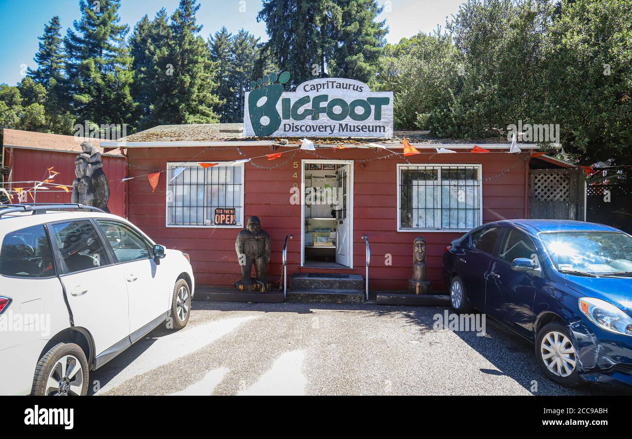FELTON, CALIFORNIA, UNITED STATES - Aug 02, 2019: The entrance to the ...