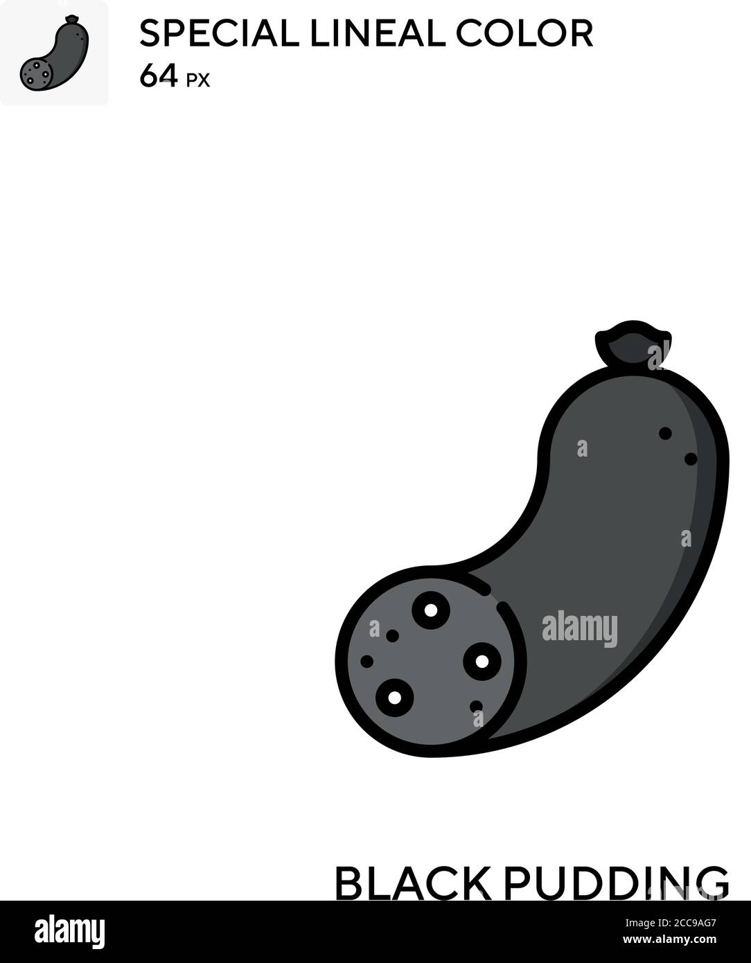 Irish breakfast black pudding white hi-res stock photography and images ...