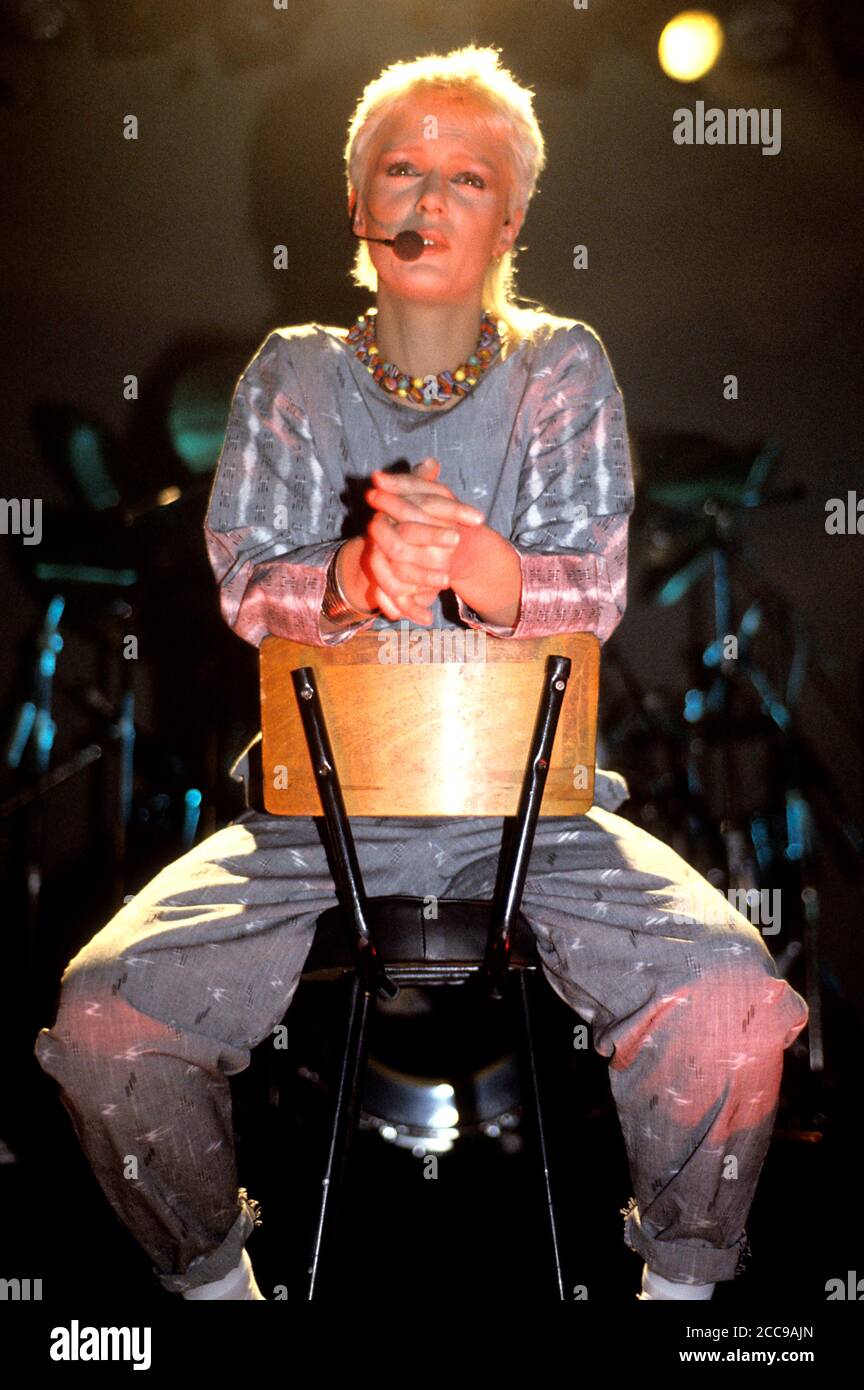 Annabel Lamb live at a concert on her 'The Flame' tour. London, May 15 ...