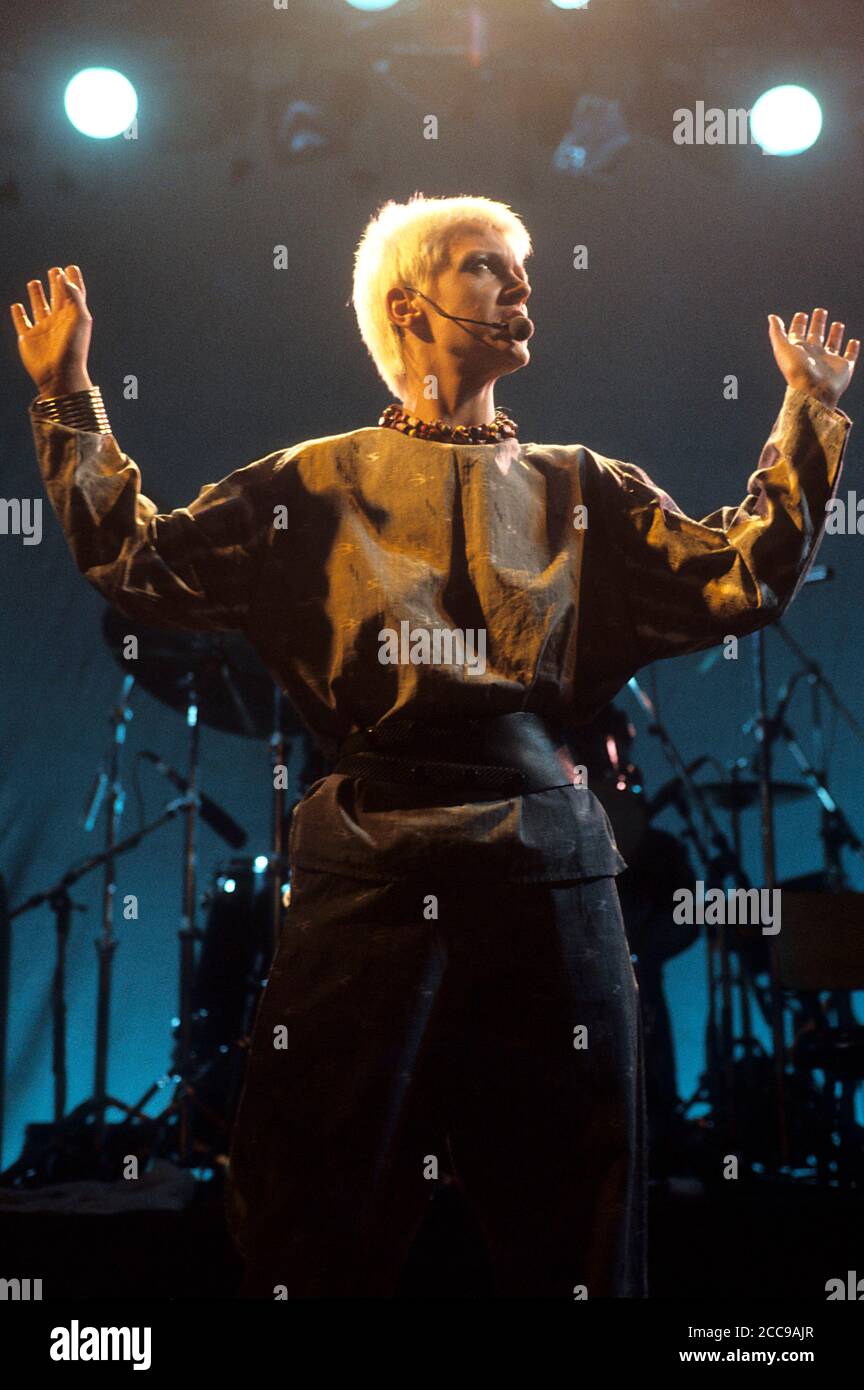 Annabel Lamb live at a concert on her 'The Flame' tour. London, May 15 ...