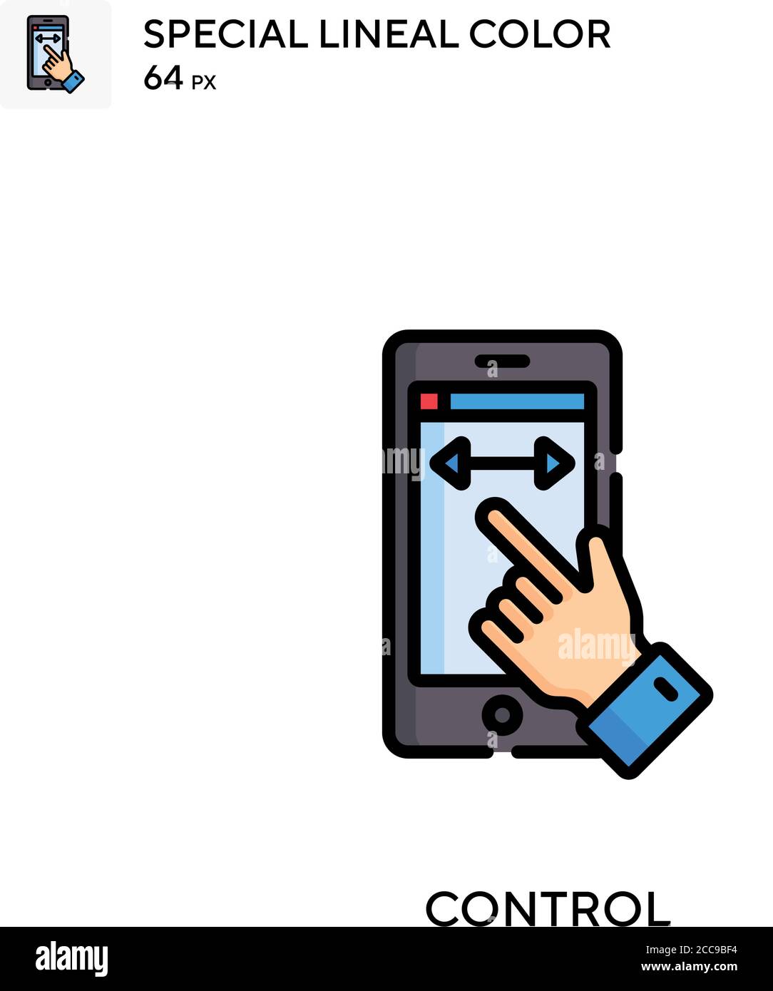 Control Special lineal color vector icon. Illustration symbol design ...