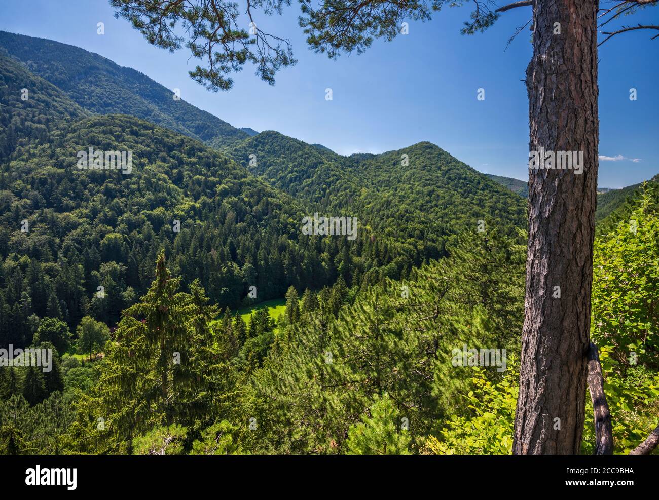 Gaderska Valley, Tlsta massif, view from Blatnica Castle (Blatnický ...