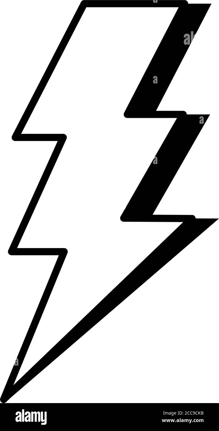 power ray pop art line style vector illustration design Stock Vector ...