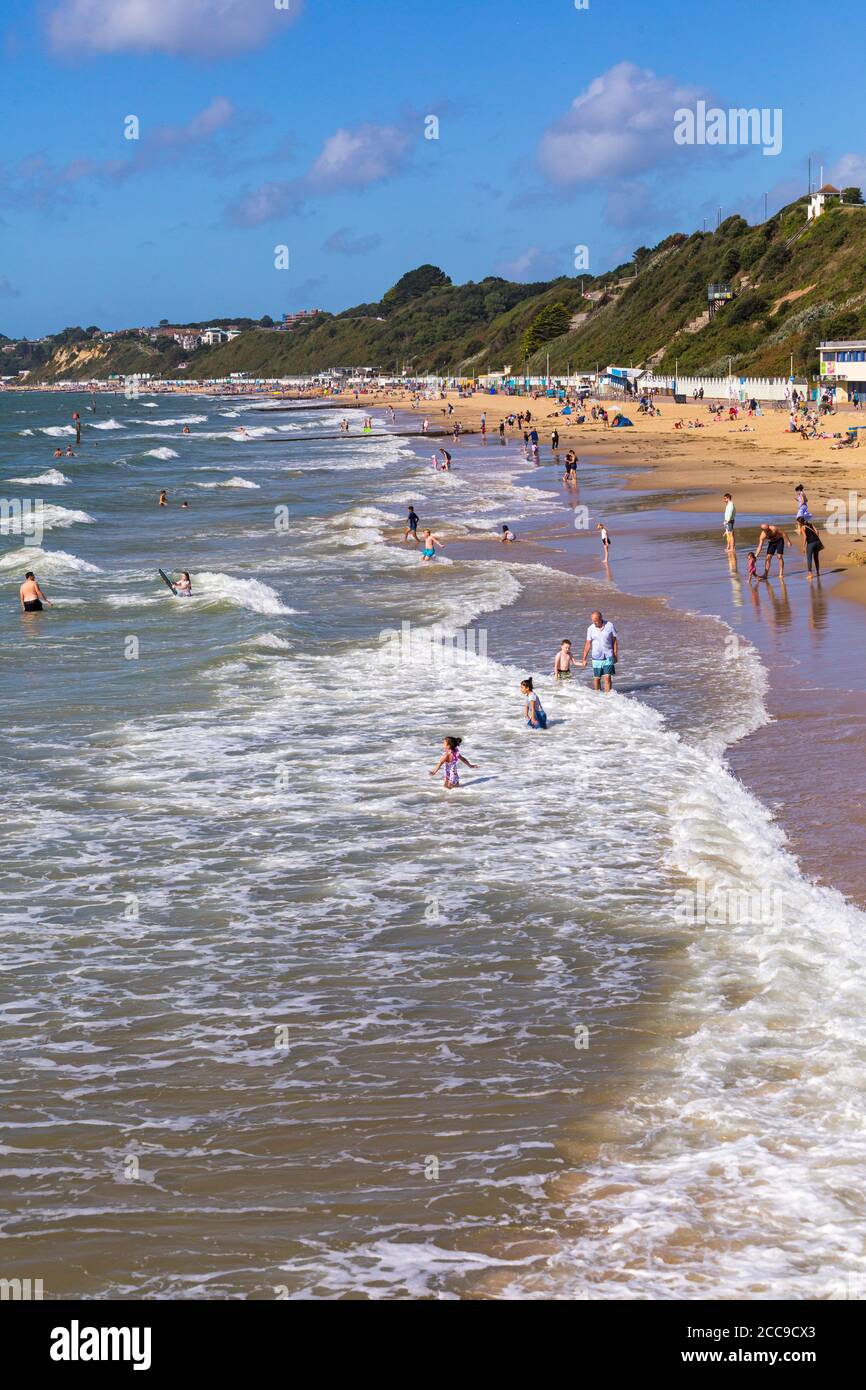 Bournemouth, Dorset UK. 20th August 2020. UK weather: warm, sunny and ...