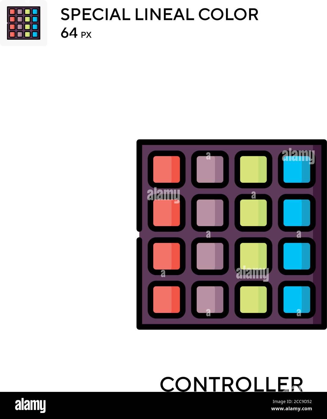 Controller Special lineal color vector icon. Illustration symbol design ...