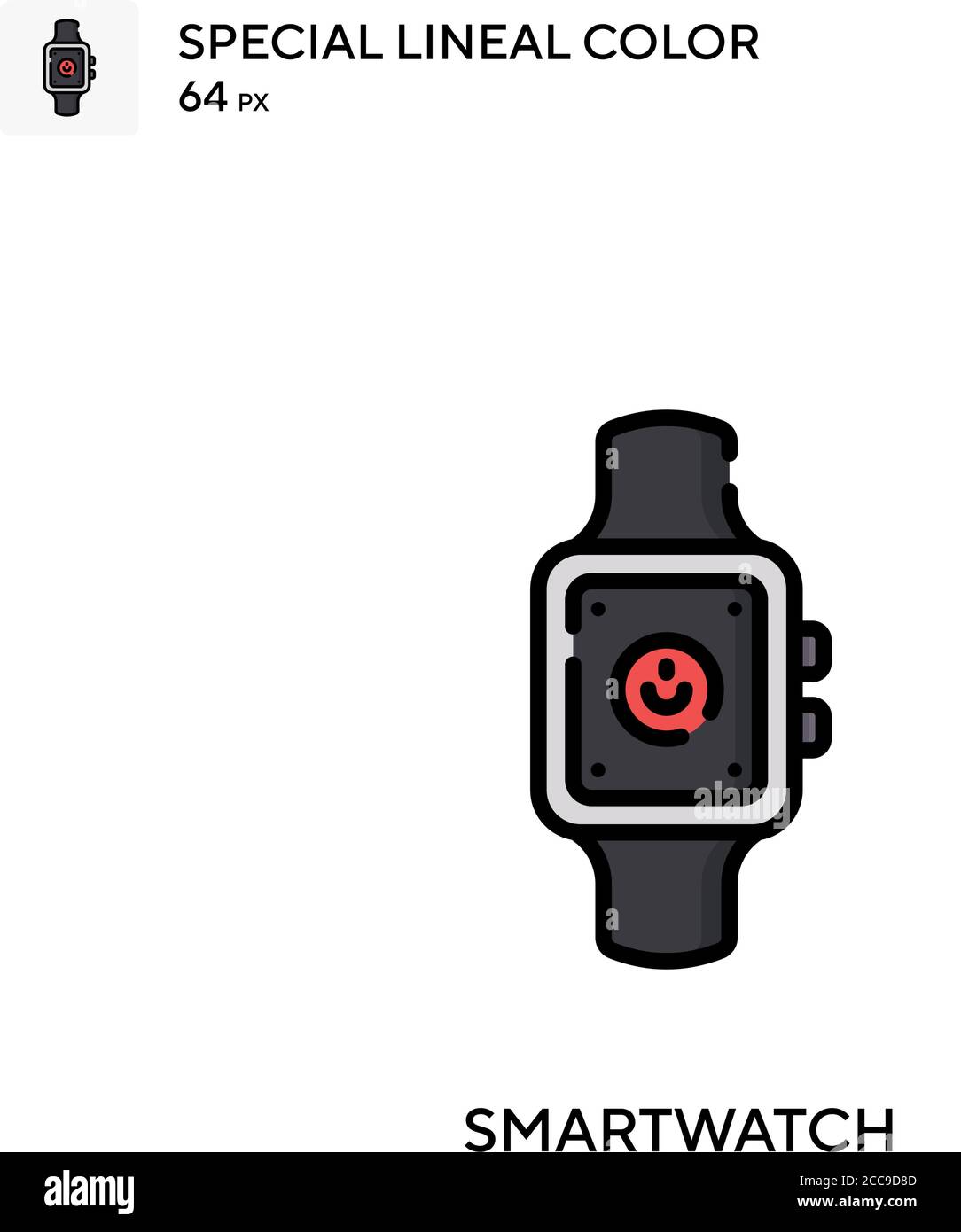 Smartwatch Special lineal color vector icon. Illustration symbol design ...