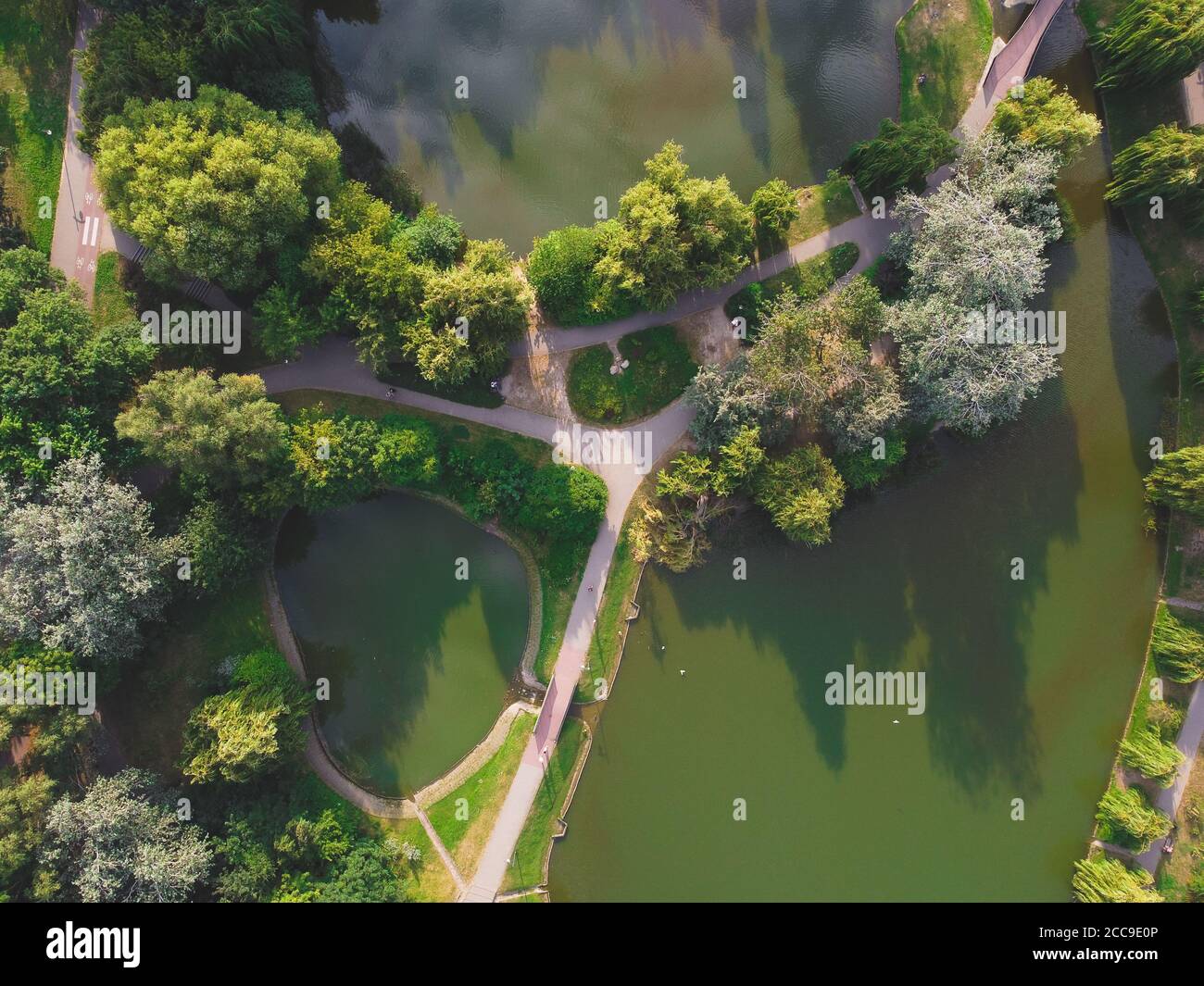 Water pond top view hi-res stock photography and images - Alamy