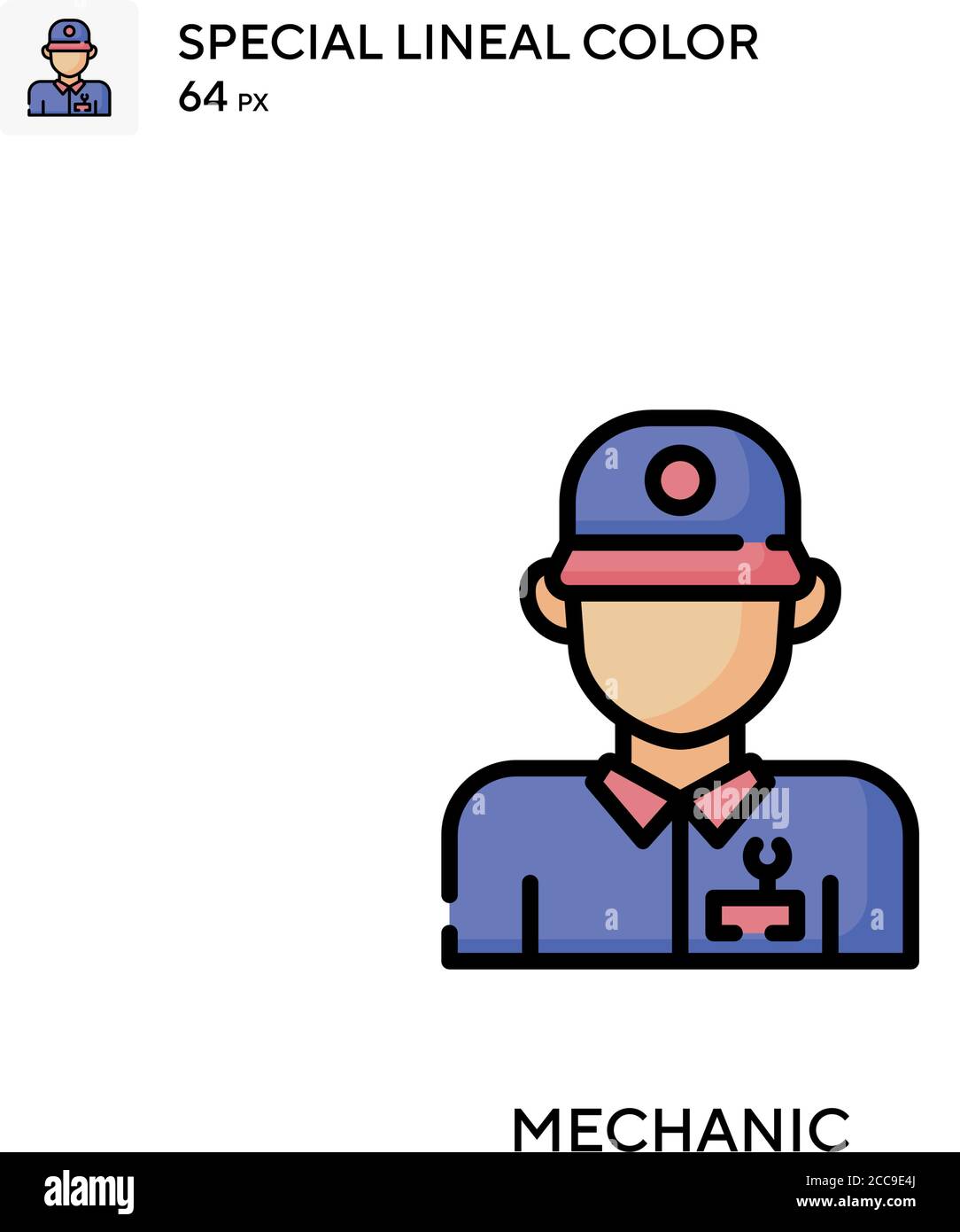 Mechanic Special lineal color vector icon. Illustration symbol design ...