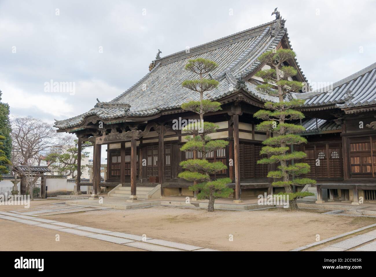 Okayama, Japan - Kanryuji Temple in Kurashiki, Okayama, Japan. The ...