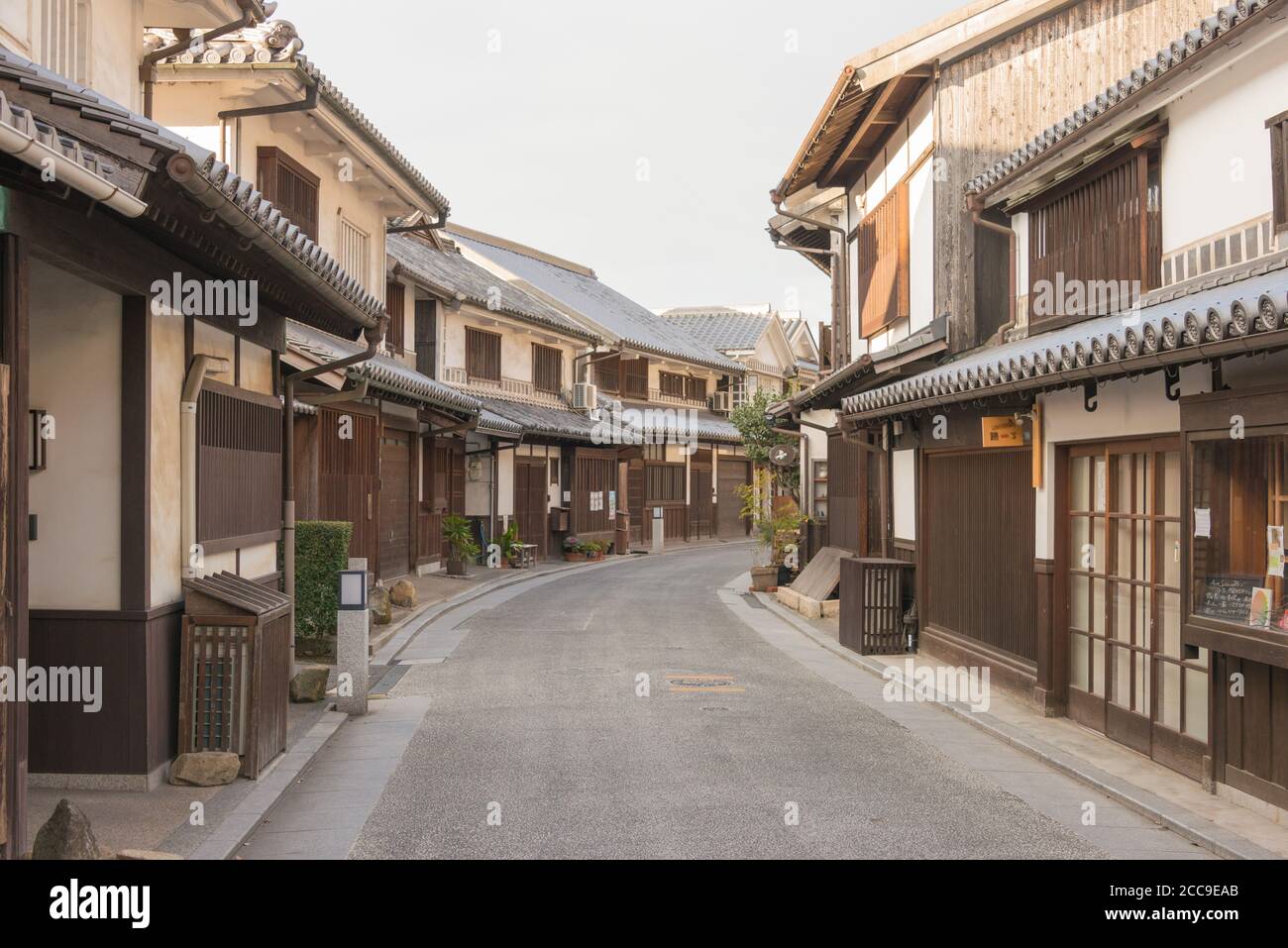 Okayama, Japan - Kurashiki Bikan historical quarter. a famous tourist ...