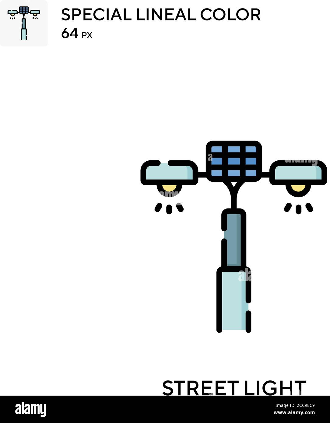 Highway light pole Stock Vector Images - Alamy