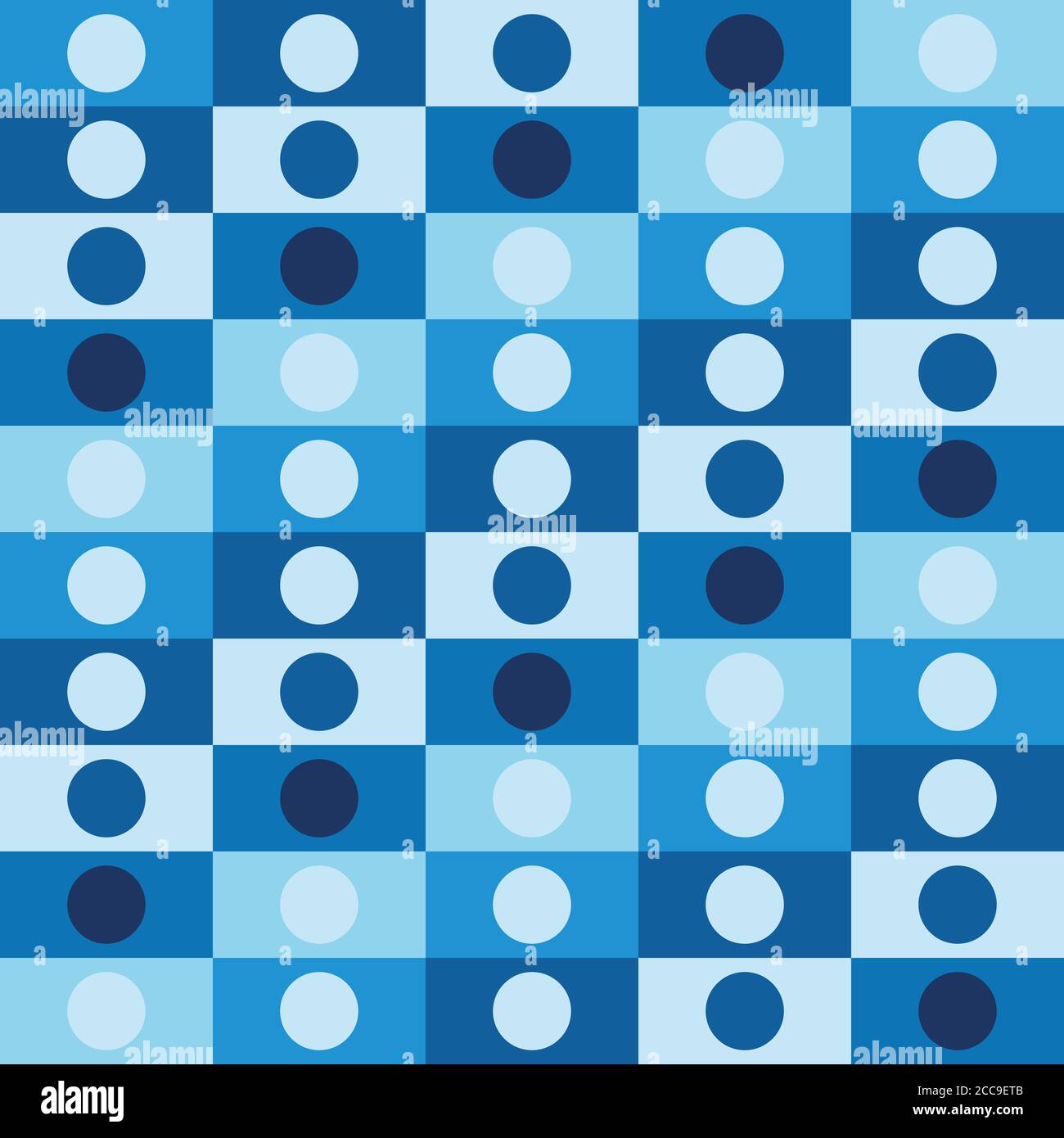 Illustration of dotted patterns in different shades of blue Stock Photo ...