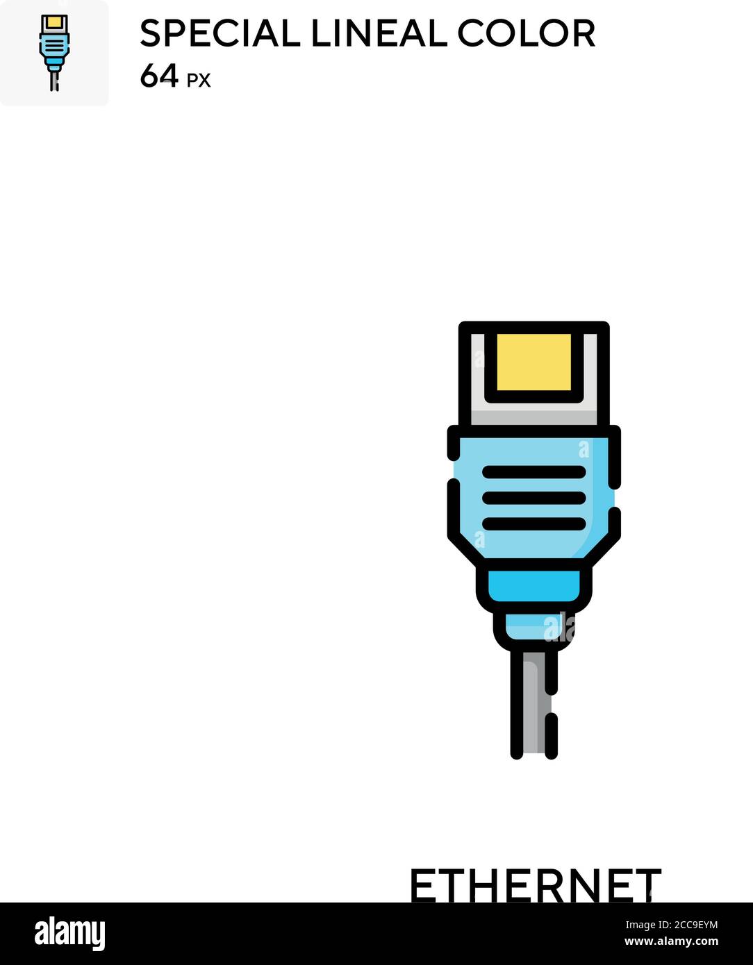 Ethernet Special lineal color vector icon. Illustration symbol design ...