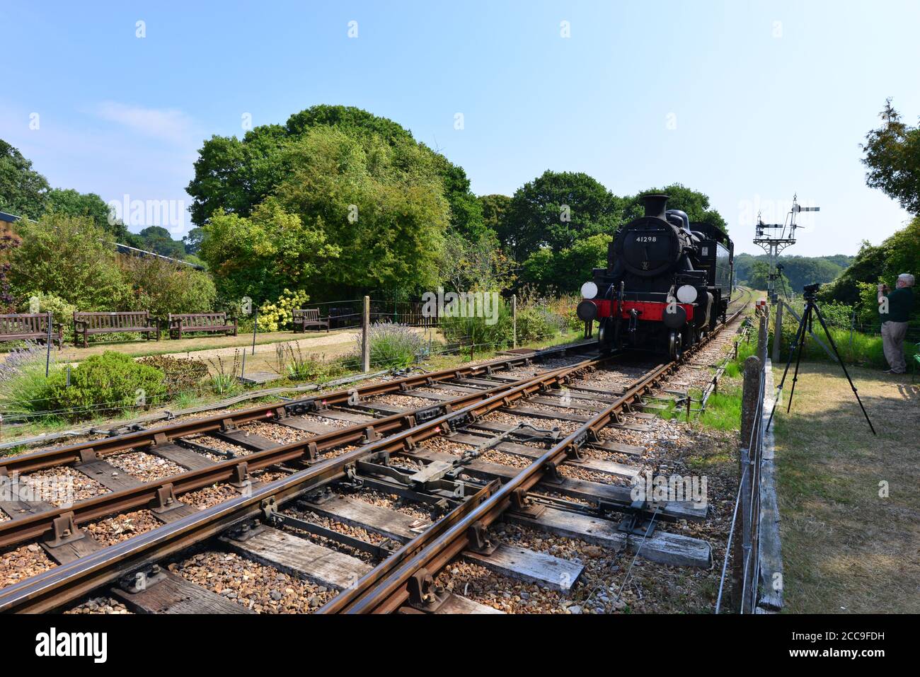 Ivatt Class 2 Tank Locomotive High Resolution Stock Photography and ...