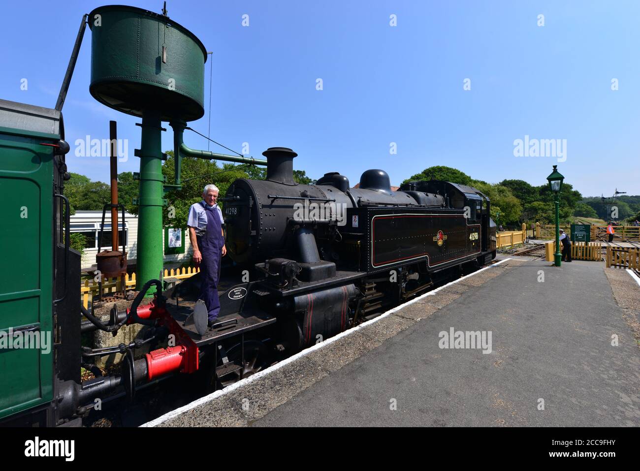 Ivatt class 2 tank locomotive hi-res stock photography and images - Alamy