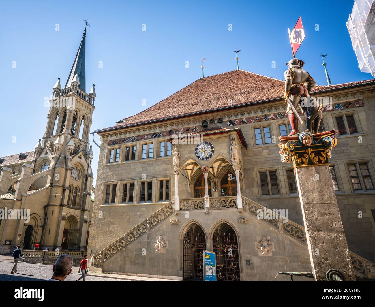 Bern Switzerland , 27 June 2020 : Bern Rathaus city hall front view ...