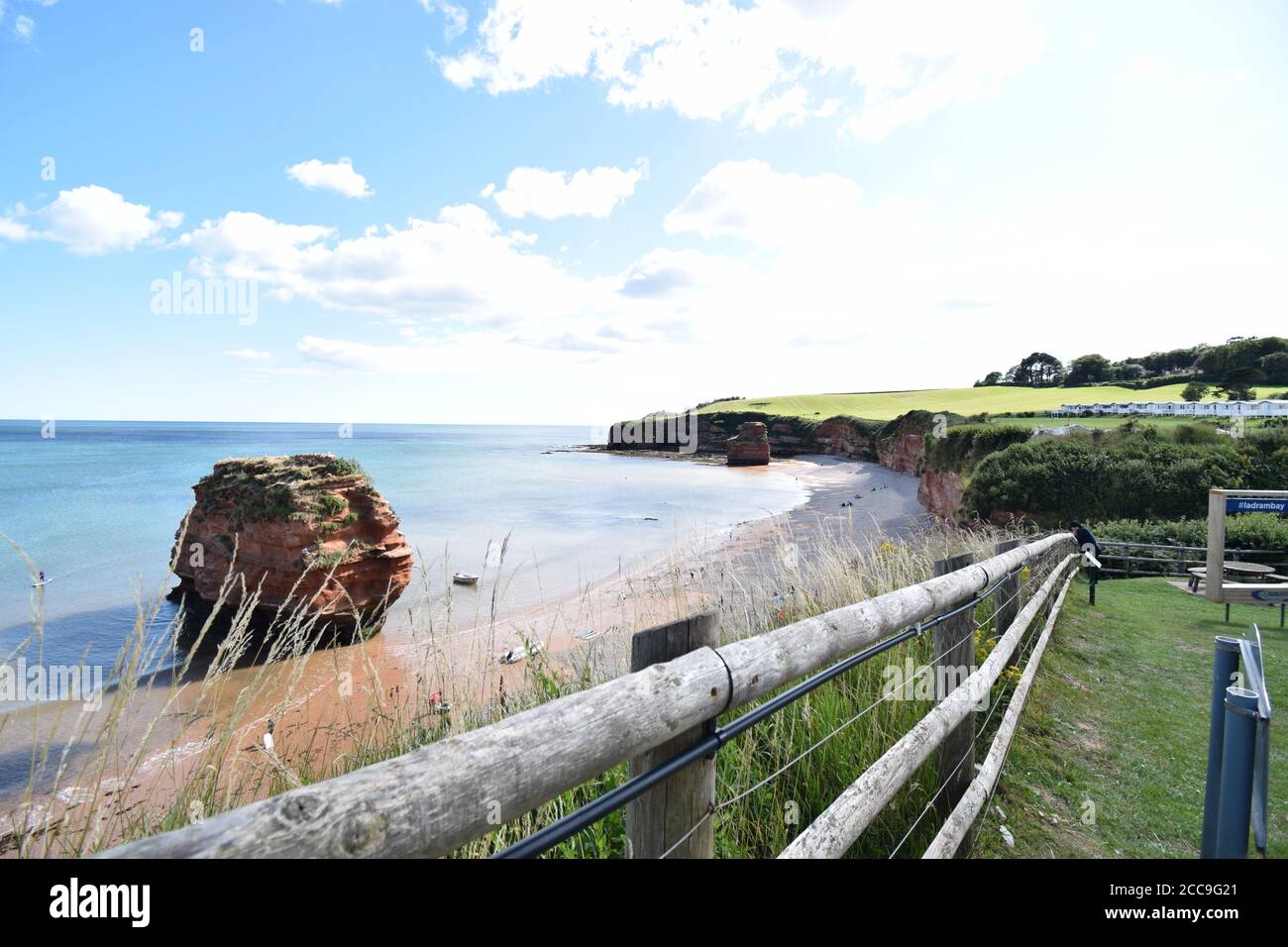 ladram Bay Beach Stock Photo - Alamy