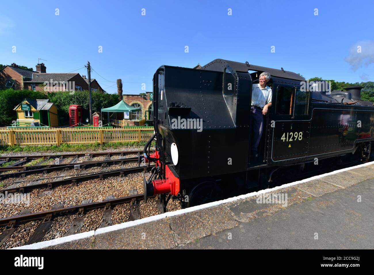 Ivatt class locomotive 2 MT Stock Photo - Alamy