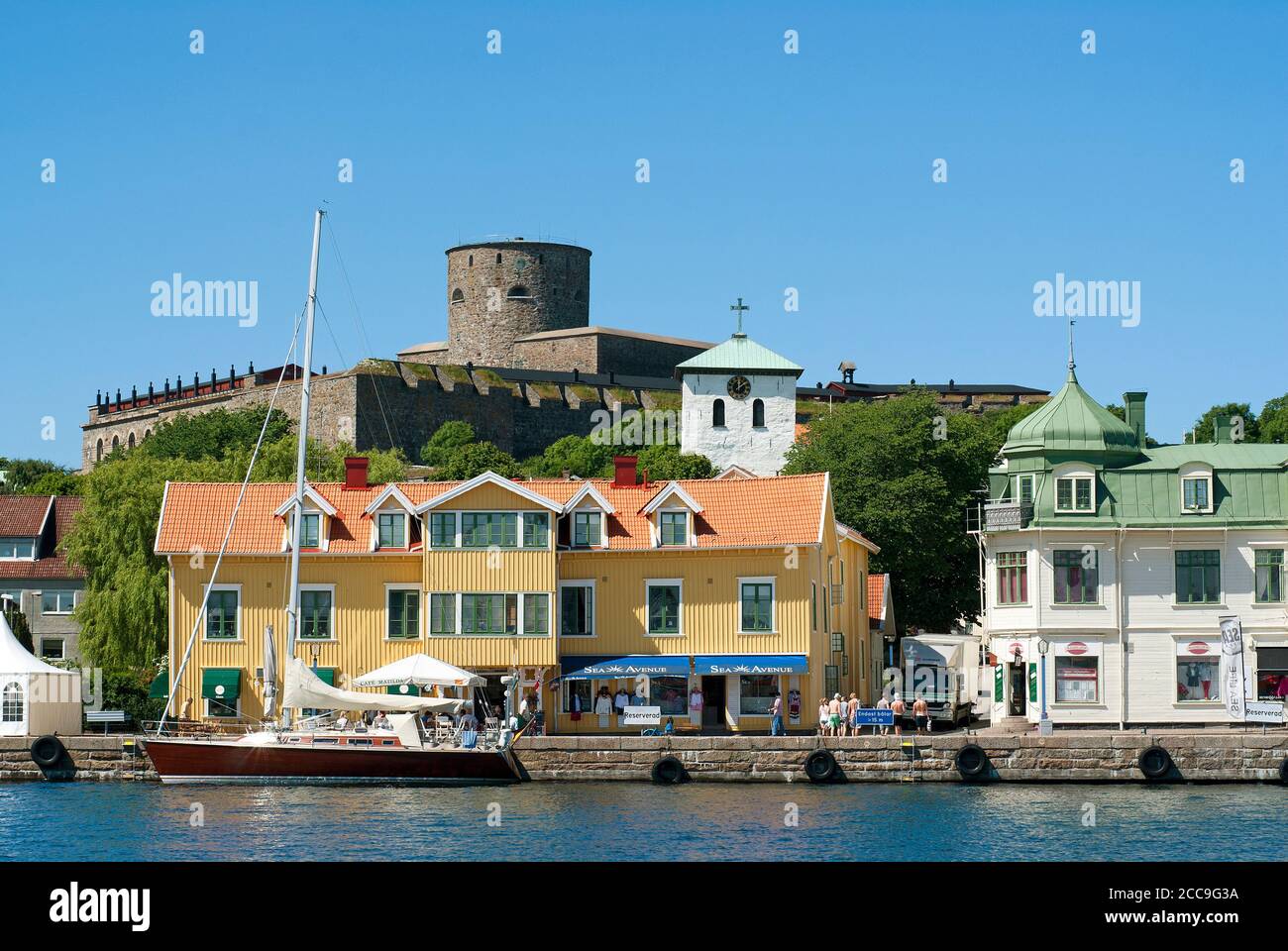 Marstrand Island and Carlsten Fort, Sweden Stock Photo - Alamy