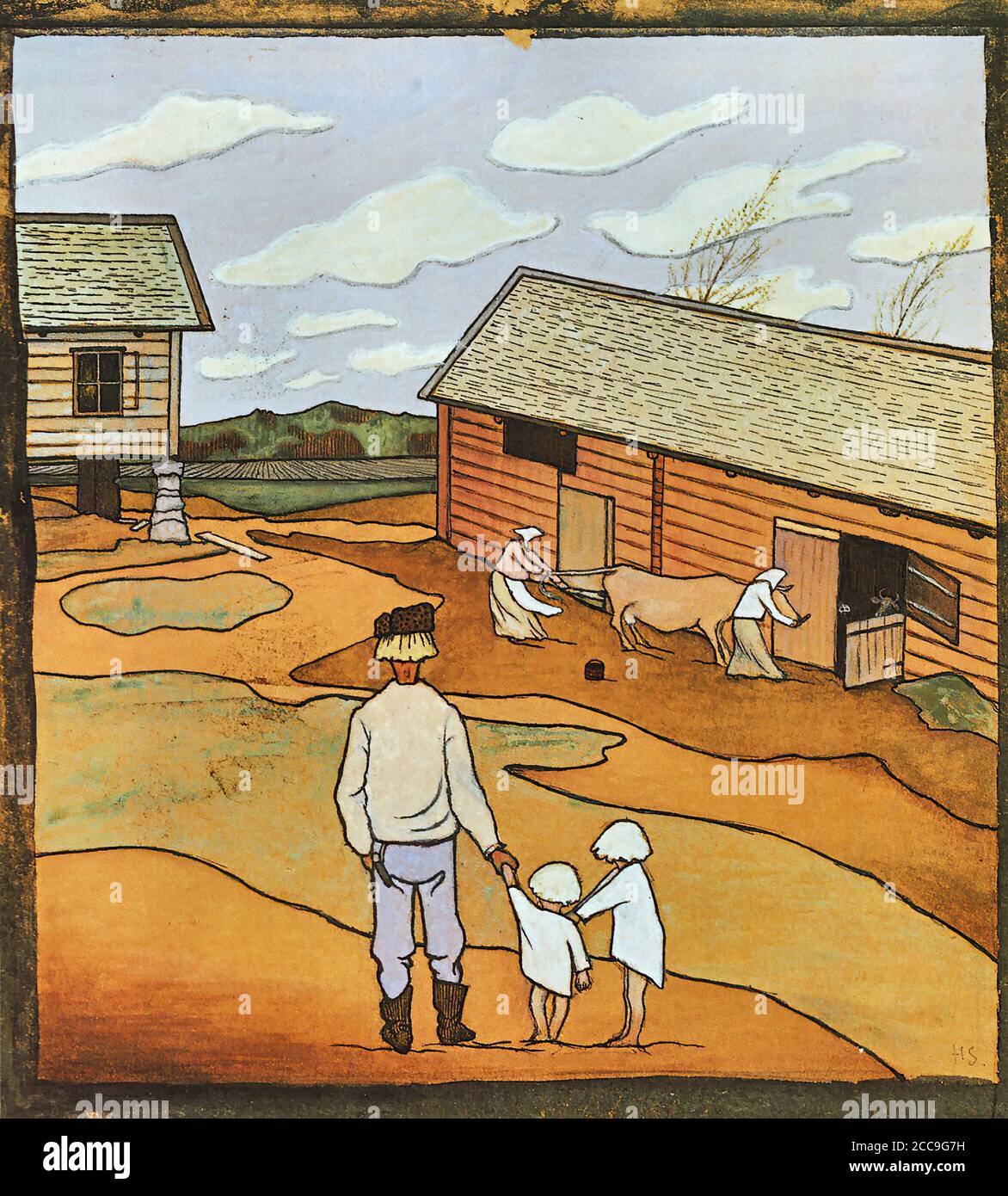 Simberg Hugo - Spring Feeling (a Spring Atmosphere) - Finnish School ...