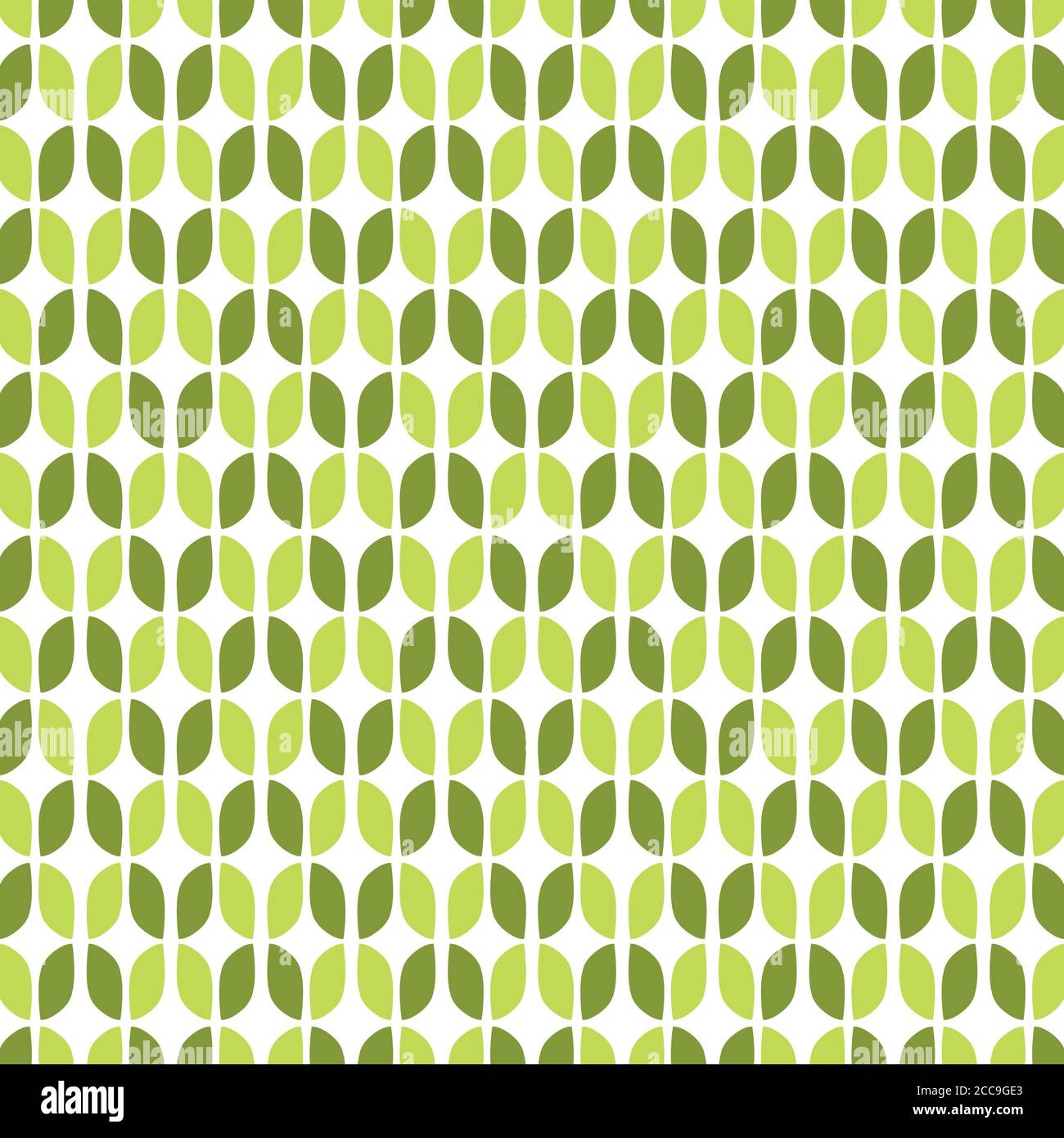 Illustration of repetitive patterns of leaves in different shades of ...