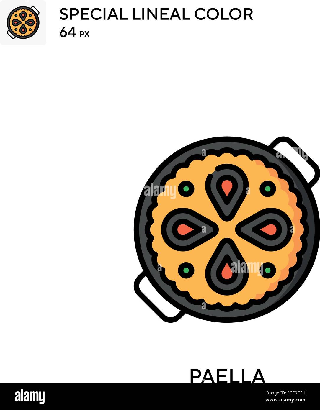 Special paella Stock Vector Images - Alamy