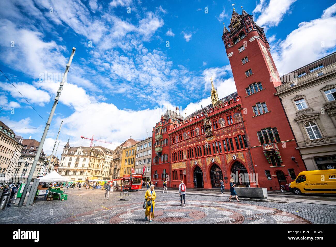 Basel town hall hi-res stock photography and images - Alamy