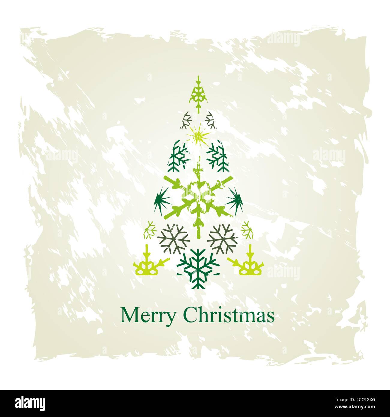 Illustration of a Christmas tree with the words "Merry Christmas" at ...