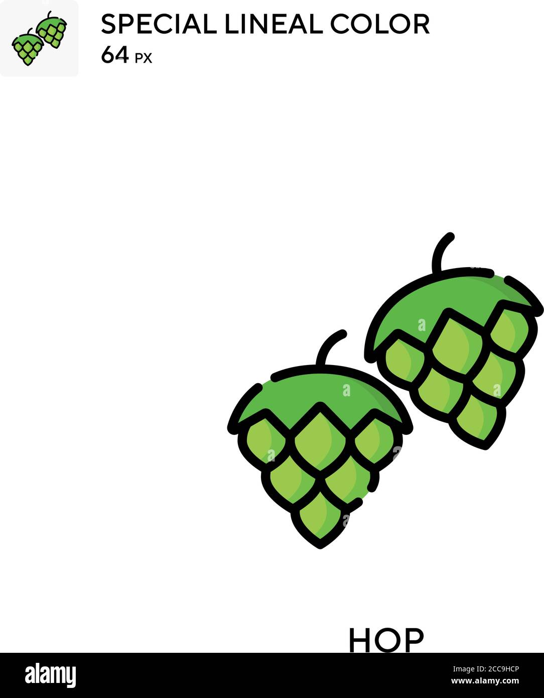Hop Special lineal color vector icon. Illustration symbol design ...