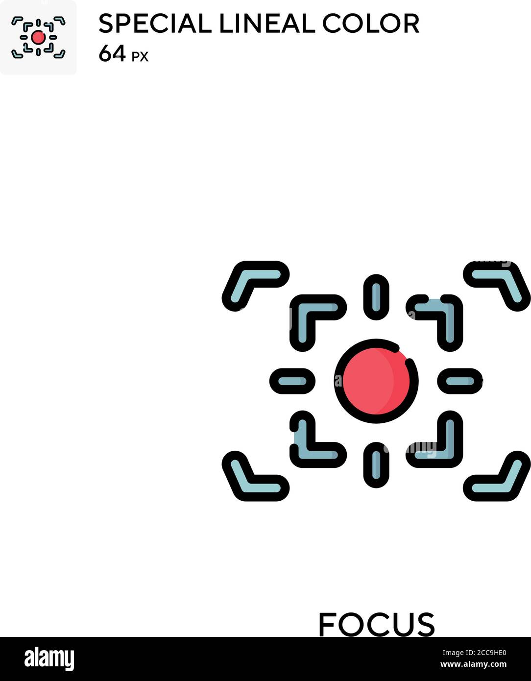 Focus Special lineal color vector icon. Illustration symbol design ...