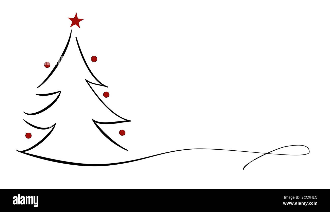 Illustration of a beautiful Christmas poster with a decorated Christmas ...