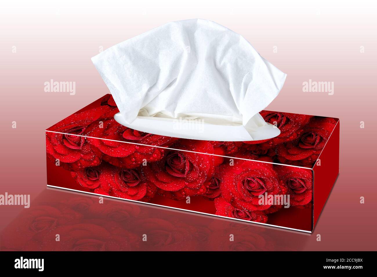 Tissue paper with roses hi-res stock photography and images - Alamy