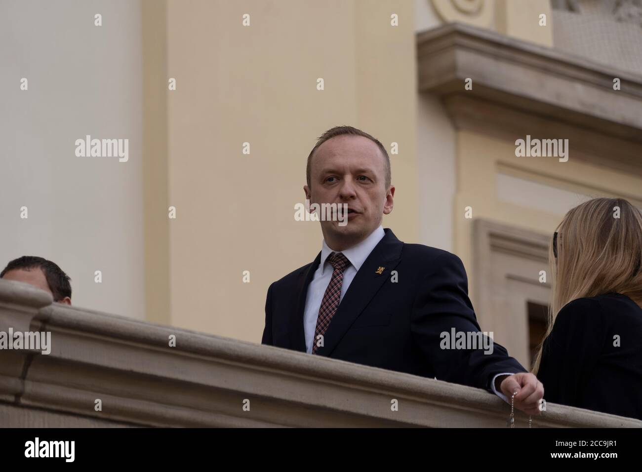 Warsaw, Poland. 18th Aug, 2020. Rainbow vs. Ordo Iuris protest in ...