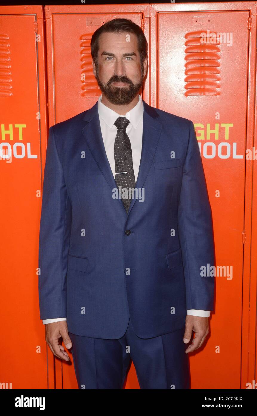 LOS ANGELES - SEP 24: Rob Riggle at the Night School Premiere at the ...