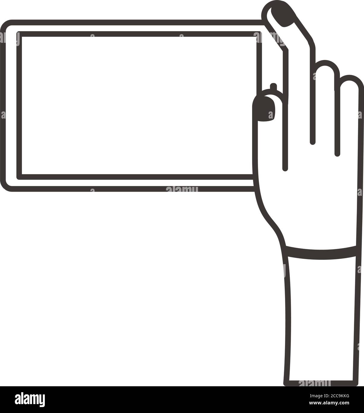 Hand horizontally Stock Vector Images - Alamy