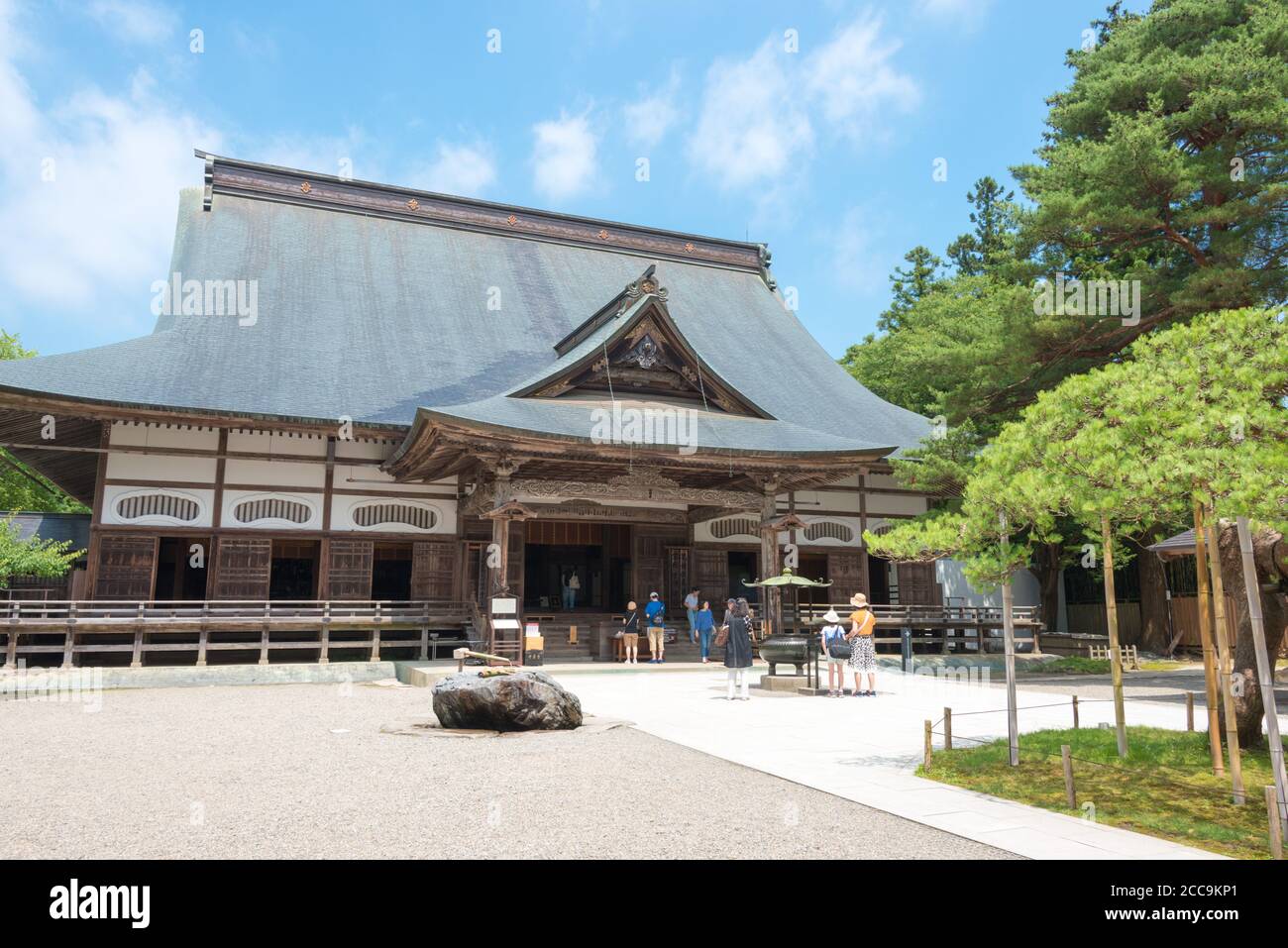 Iwate, Japan - Chusonji Temple in Hiraizumi, Iwate, Japan. Chusonji ...