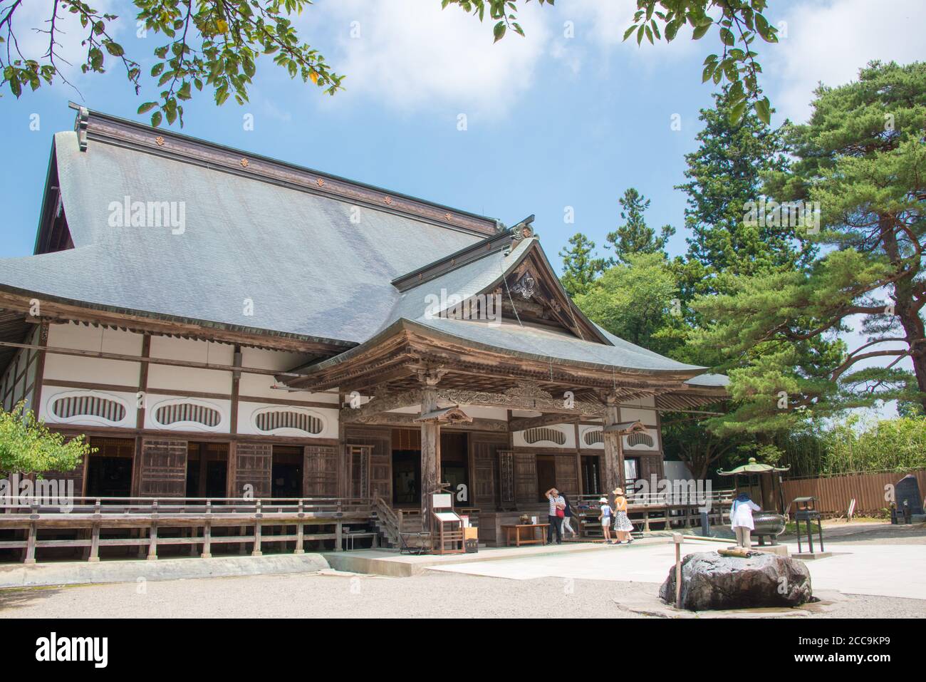 Iwate, Japan - Chusonji Temple in Hiraizumi, Iwate, Japan. Chusonji ...